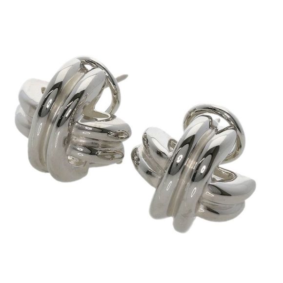 Tiffany & Co. | Jewelry | Tiffany Co Signature Earrings Sv Ladies ...